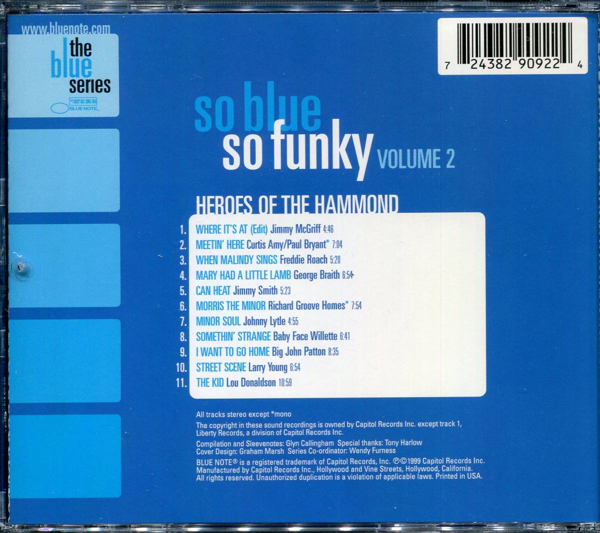 Rare Groove/Soul Jazz/Jazz Funk V.A. / So Blue So Funky -Heroes Of The ...