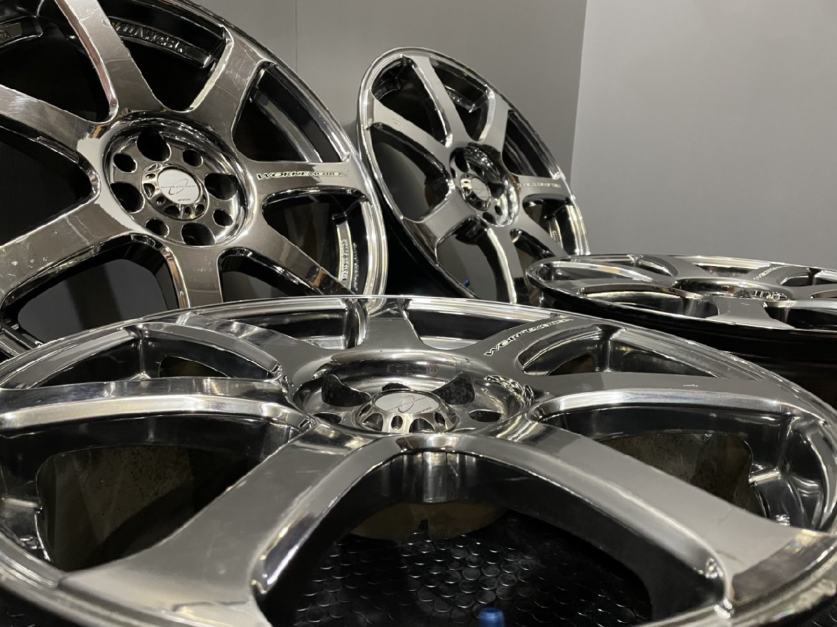 WORK EMOTION XT7 ワーク エモーション 社外ホイール 17インチ 4本 7J4HPCD100+32 ロードスター等 ...