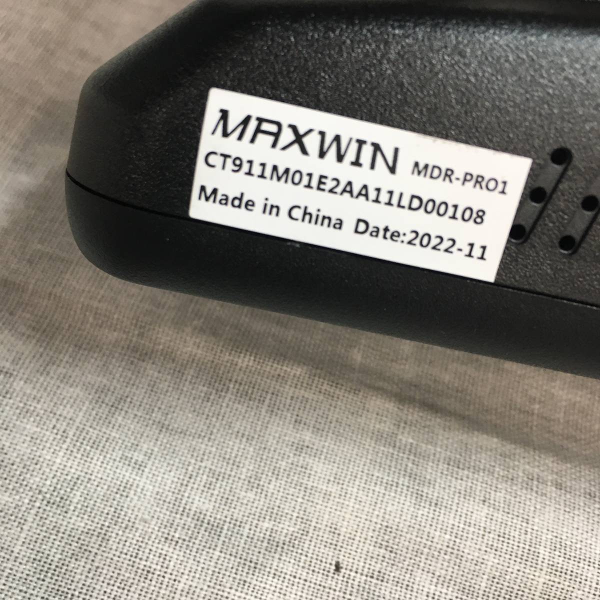 現状品 MAXWIN マックスウィン ドライブレコーダー ミラー デジタルルームミラー 純正ミラー交換 2カメラ 前後同時録画 MDR-PRO1(ドライブレコーダー)｜売買されたオークション ...