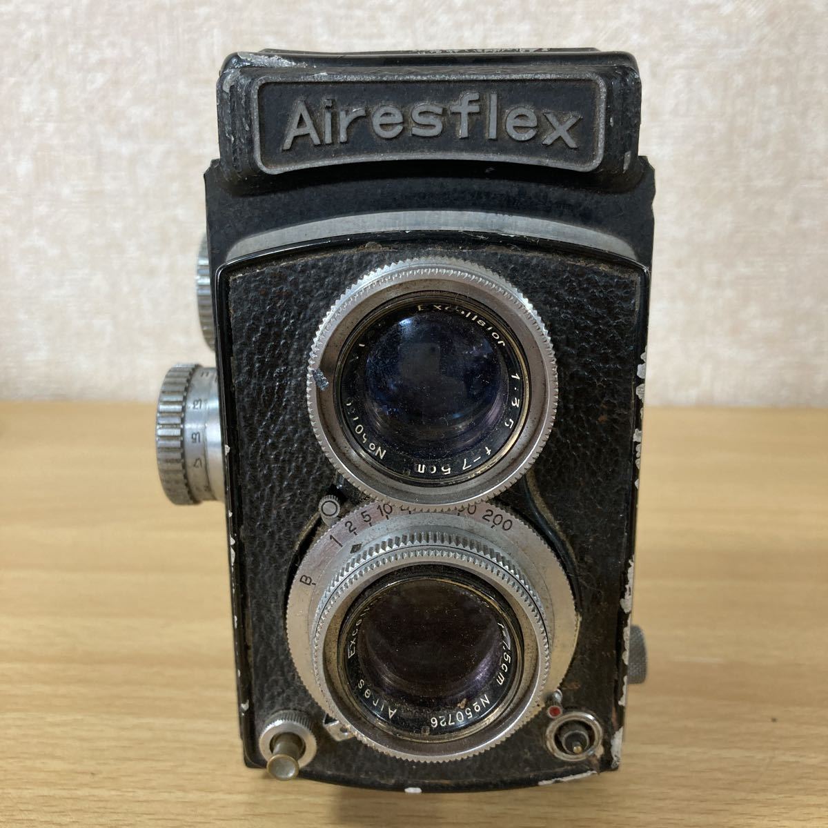Airesflex アイスフレックス 二眼レフカメラ LENS 1:3.5 f＝7.5mm Excellsior AC 1:3.5 Aires ...