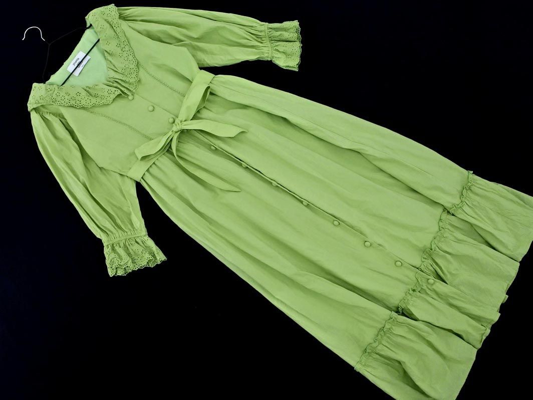 jouetie ジュエティ カットワークレース 切替 ロング Aライン ワンピース sizeM/ペールグリーン dcc3 レディース(Mサイズ)｜売買されたオークション情報、yahooの商品 ...