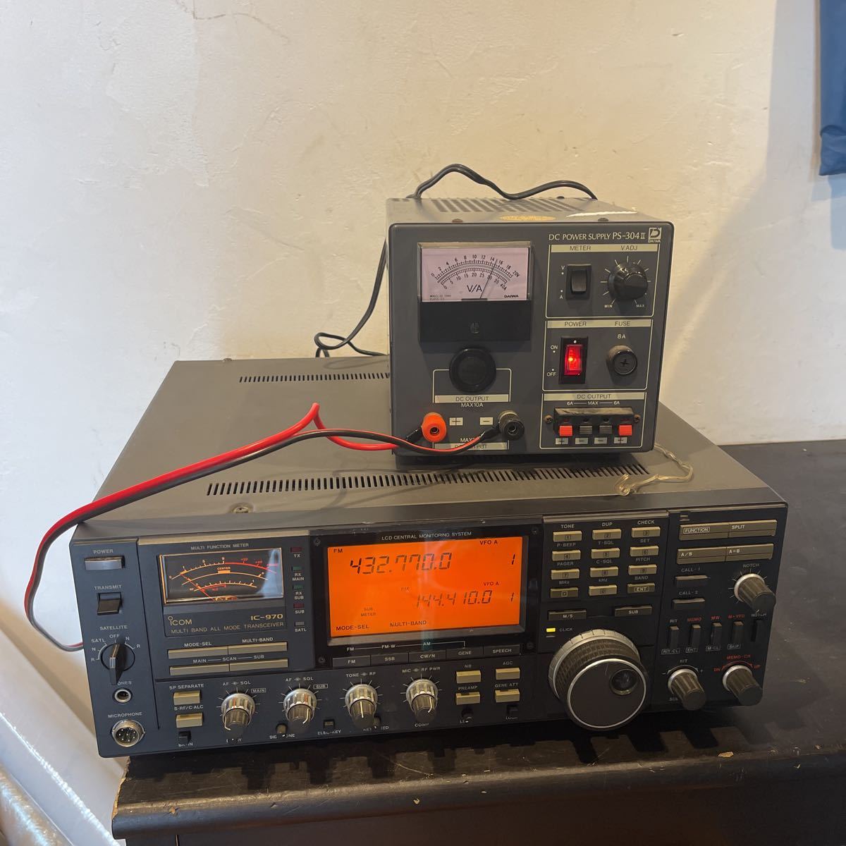 ICOM アイコム IC-970 144/430MHz 10W 安定化電源 DAIWA PS-304Ⅱ(アマチュア無線)｜売買された ...