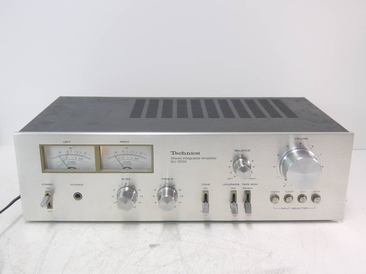31 Technics SU-2500 テクニクス アンプ ステレオアンプ 音響機器 オーディオ機器(テクニクス)｜売買されたオークション情報 ...