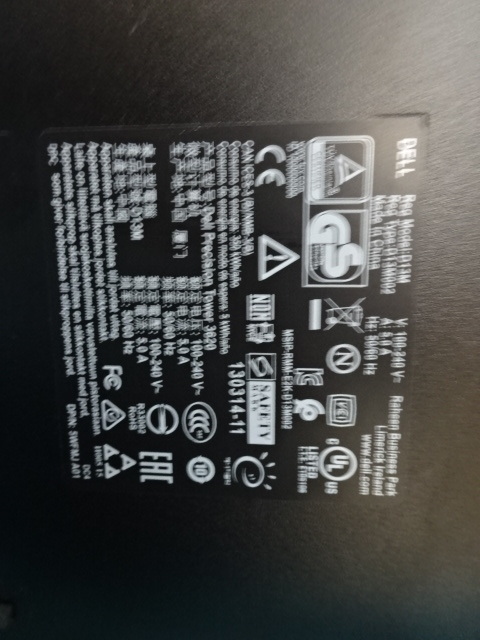 Dell Precision Tower 3620 Model:D13M Type:D13M002 CPU:i5-7600 3.5GHz 実装 ...