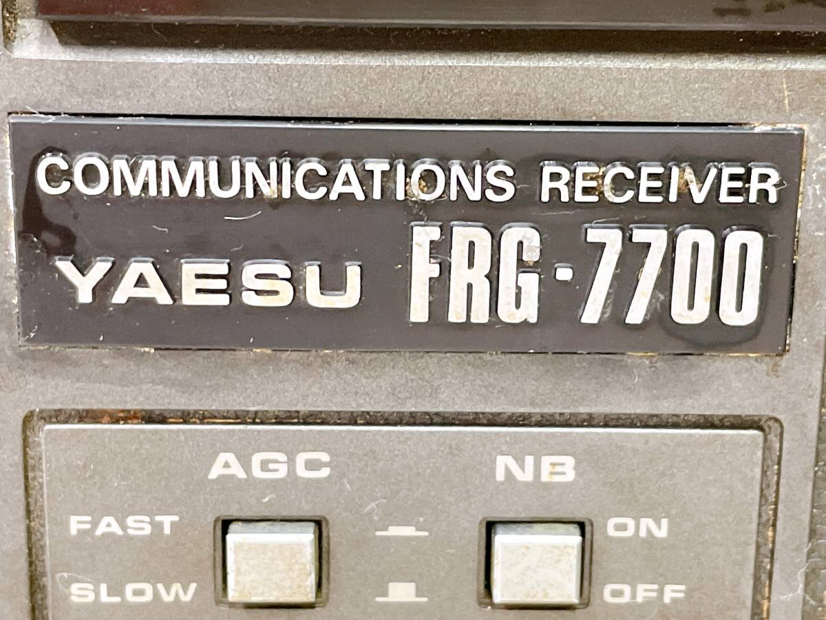 YAESU 短波受信機 FRG-7700 八重洲無線 /COMMUNICATIONS RECEIVER /ワイドバンドレシーバー /A54-247(受信機)｜売買されたオークション情報 ...
