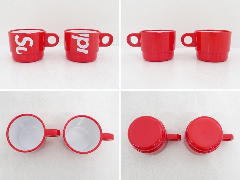 Supreme シュプリーム Stacking Cups Set of 4 ロゴ スタッキング カップ 4個セット SP426(シュプリーム ...