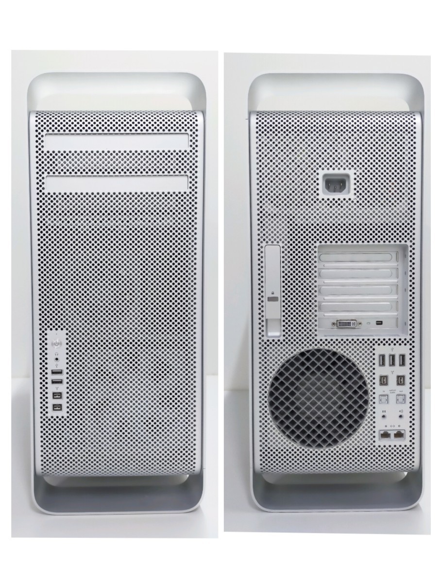 Apple Mac pro 2009 Quad-Core 2.66GHz MB871J/A OS 10.6.8 メモリ7GB HDD：640GB Adobe CS5 フォント2337項目 ...