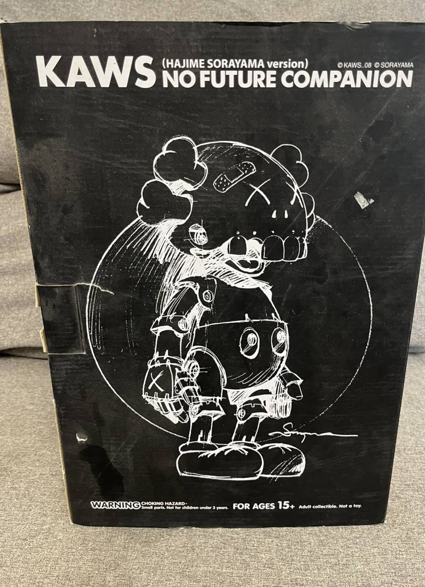 1円〜 メディコム トイ No Future Companion KAWS x Hajime Sorayama BLACK CHROME ...