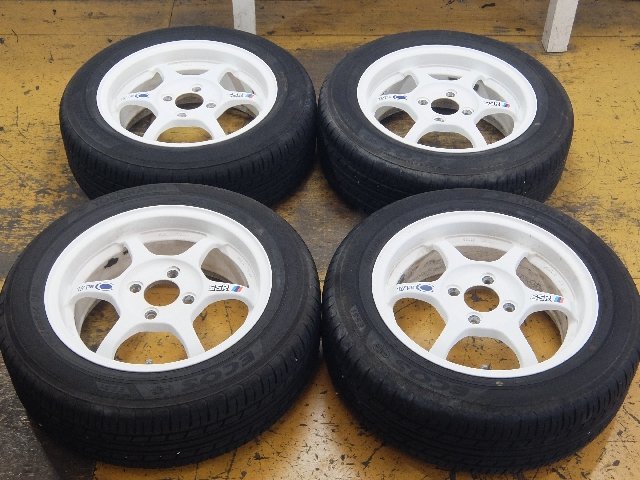 SSR/SPEEDSTAR タイプC 14インチ 6J+38 PCD100 4H 4本 タイヤ 175/60R14 ストーリアX4/ブーンX4 ...