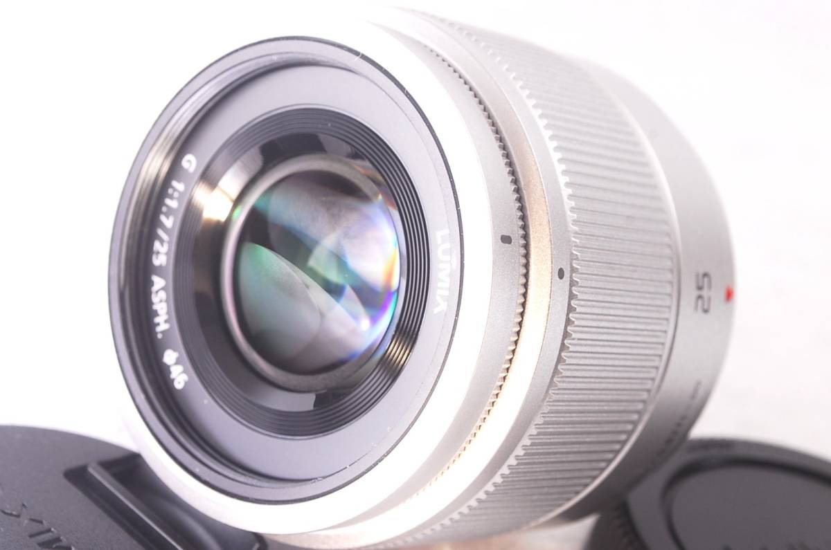級 Panasonic LUMIX G 25mm F1.7 ASPH Silver 絶好調 C239(パナソニック)｜売買されたオークション情報、yahooの商品情報をアーカイブ公開 ...