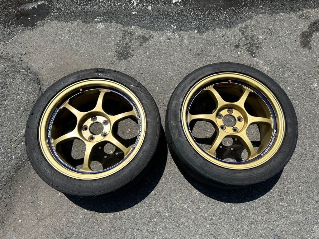 GC8 バージョン5 STI RAインプレッサ ヨコハマ ADVAN RG PCD100 17インチ 5H 7.5j +45 GF8 zn6 zc6 ブロンズ2本セット(ラジアルタイヤ)｜売買 ...