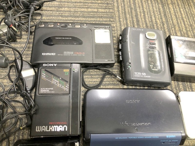 ジャンク カセット MD CDプレーヤーまとめ SONY WM-EX651WM-EX900 WM-F65 WM-EX511 WM-70C RQ ...