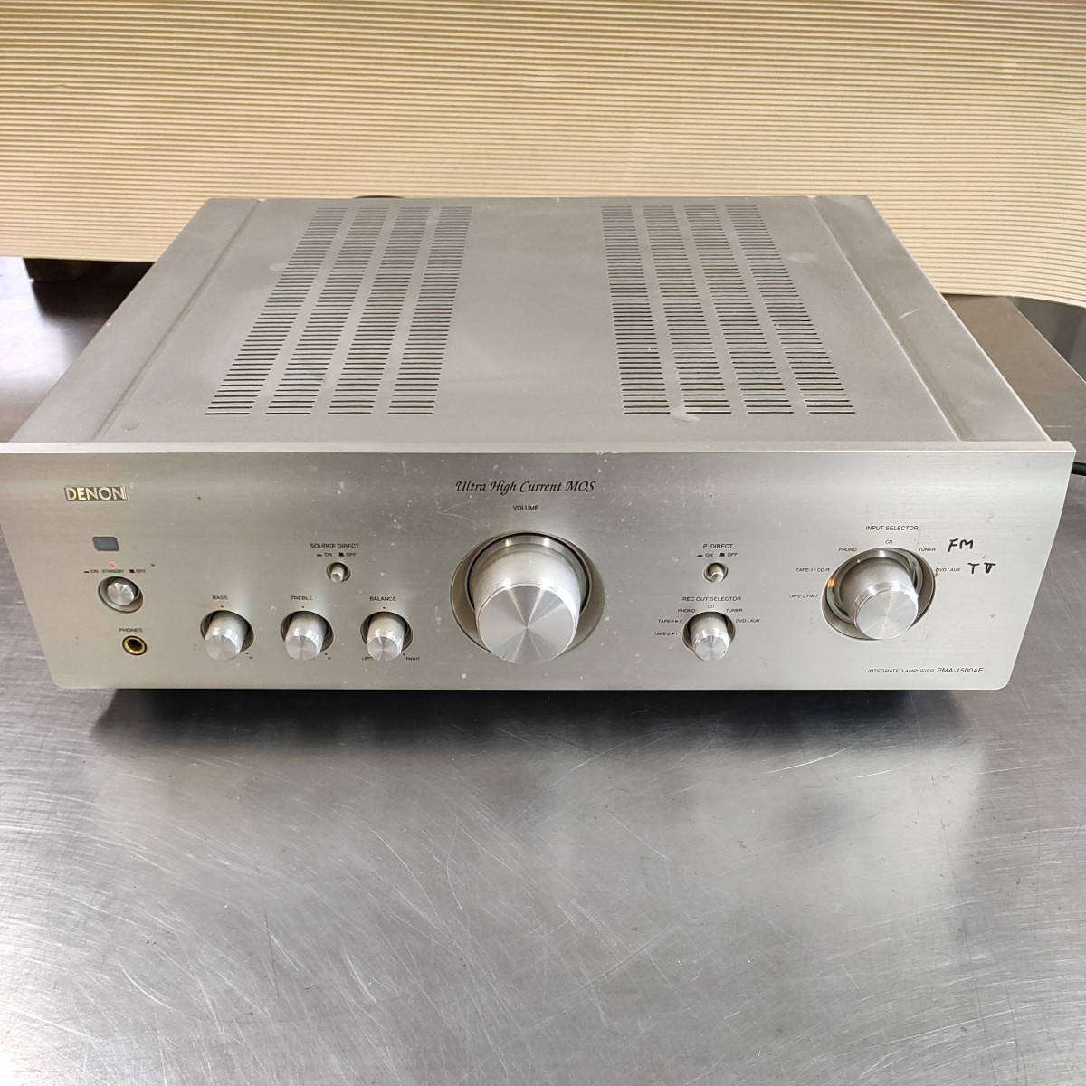 DENON INTEGRATED AMPLIFIER PMA-1500AE 通電確認済 A126(DENON)｜売買されたオークション情報 ...