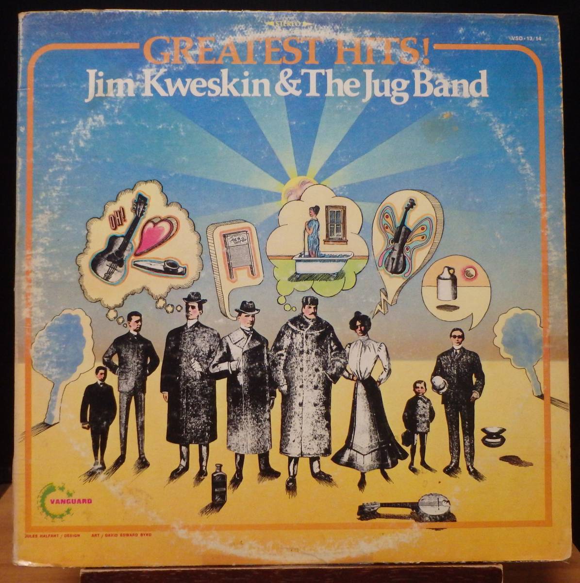 CF155 JIM KWESKIN & THE JUG BAND Greatest Hits 2LP 70 US Original ジャグ ...