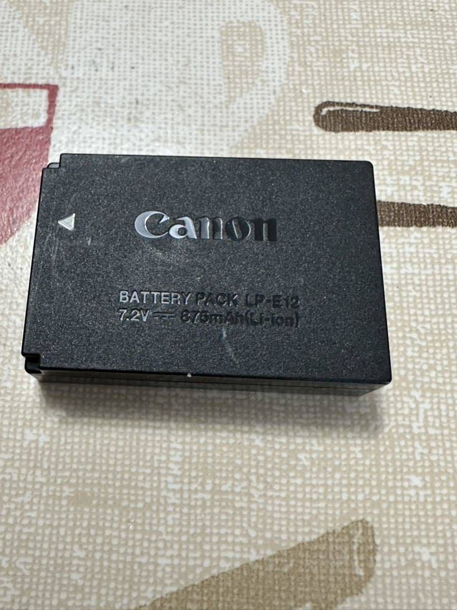 純正品 CANON キャノン バッテリーパック バッテリー LP-E12(キヤノン)｜売買されたオークション情報、yahooの商品情報をアーカイブ公開 - オークファン（aucfan.com）