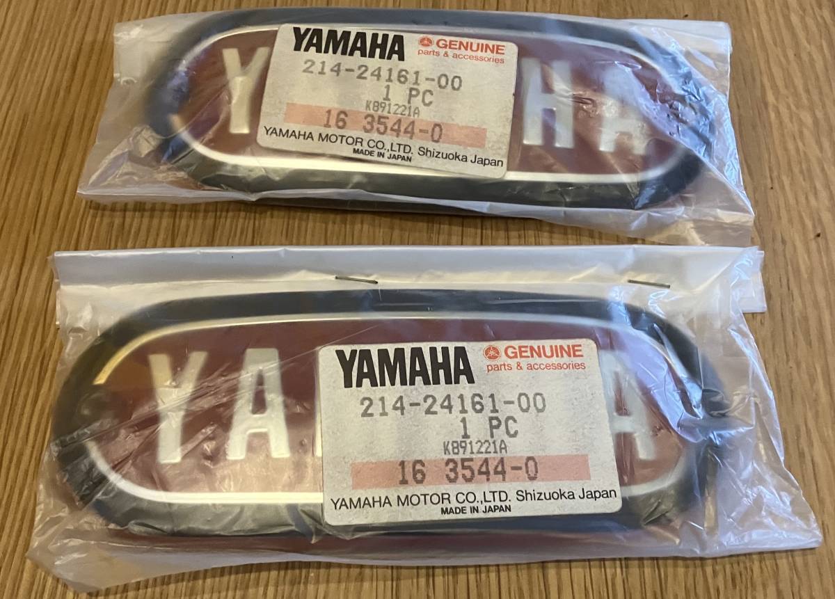1円スタート レトロ ヤマハ タンク エンブレム 214-24161-00 DT1 2個セット(ヤマハ用)｜売買されたオークション情報 ...
