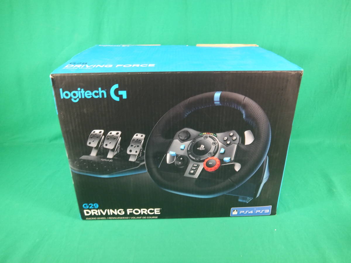 61/Q241 Logitech G29 Driving Force Feedback Racing Wheel ロジテック レーシング ...