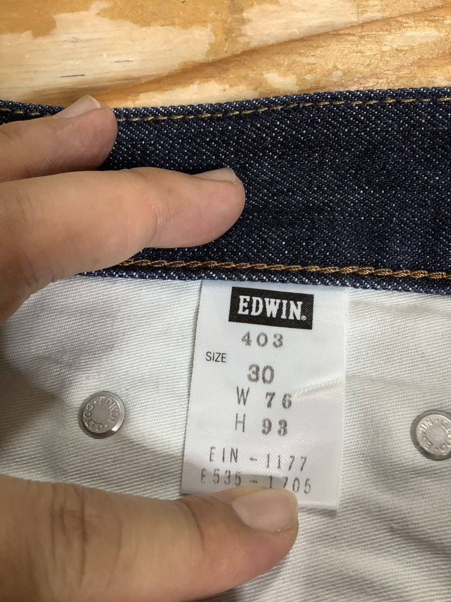 H-1055 EDWIN エドウィン 403 デニムパンツ W30 インターナショナルベーシック ジーンズ ジーパン 日本製 濃紺(W30)｜売買されたオークション情報、yahooの商品情報を ...