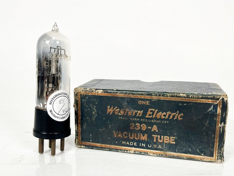 Western Electric 239A 1本 30909(真空管)｜売買されたオークション情報、yahooの商品情報をアーカイブ公開 ...