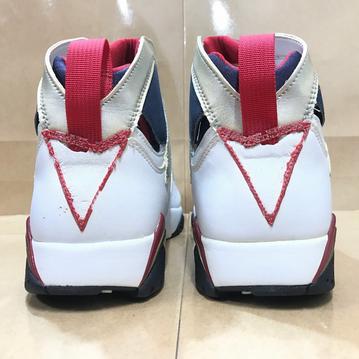 28cm AIR JORDAN 7 RETRO AJ7 BARCELONA OLYMPIC 304775-171 エア ジョーダン 7 レトロ ...