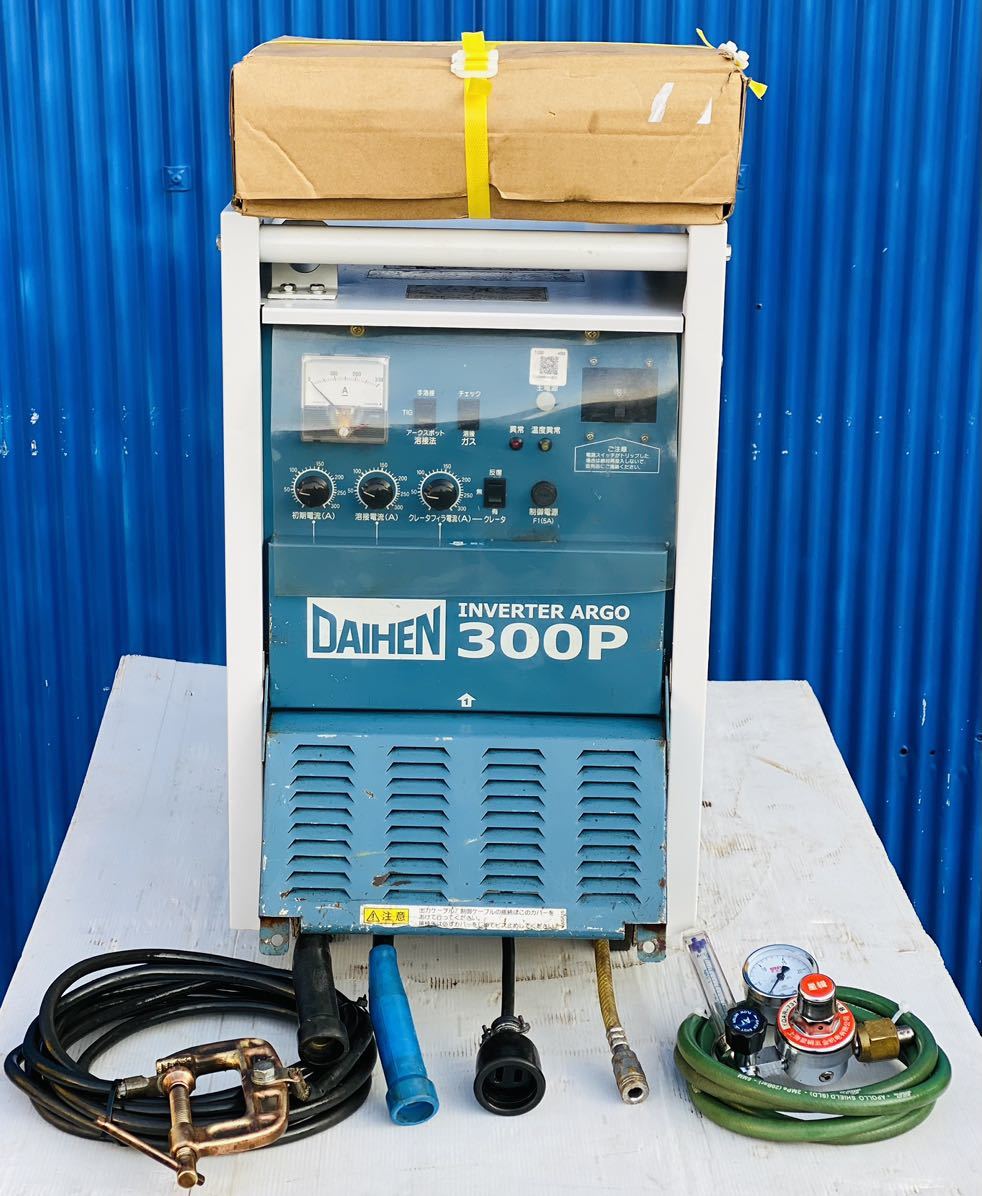 ダイヘン DAIHEN TIG溶接機 インバータアルゴ 300P ティグ VRTP-300 S-6 空冷トーチ8m セット み 引き取り大歓迎(TIG溶接機)｜売買されたオークション情報 ...