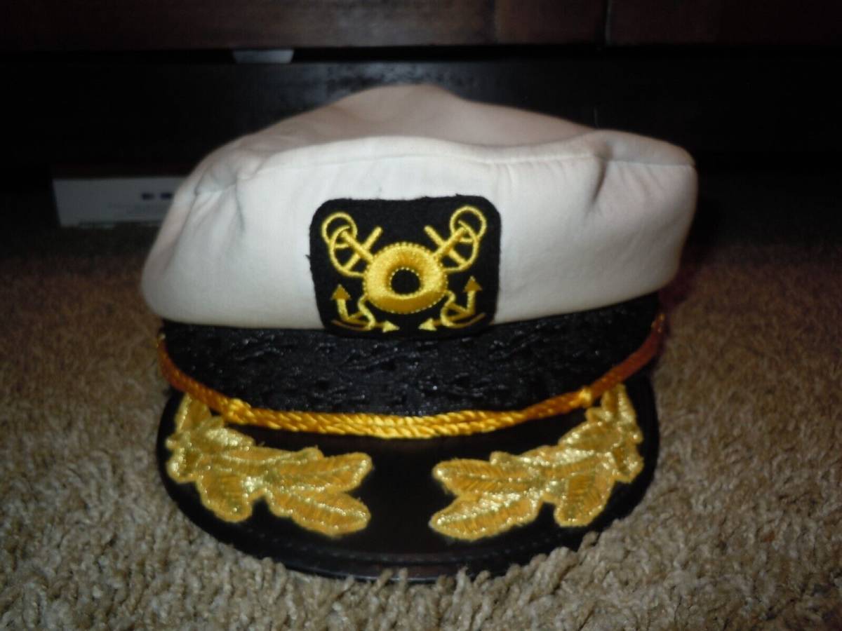 DPC Dorfman Pacific Vtg Captain Yacht Patch Hat Cap Trucker Snapback ...