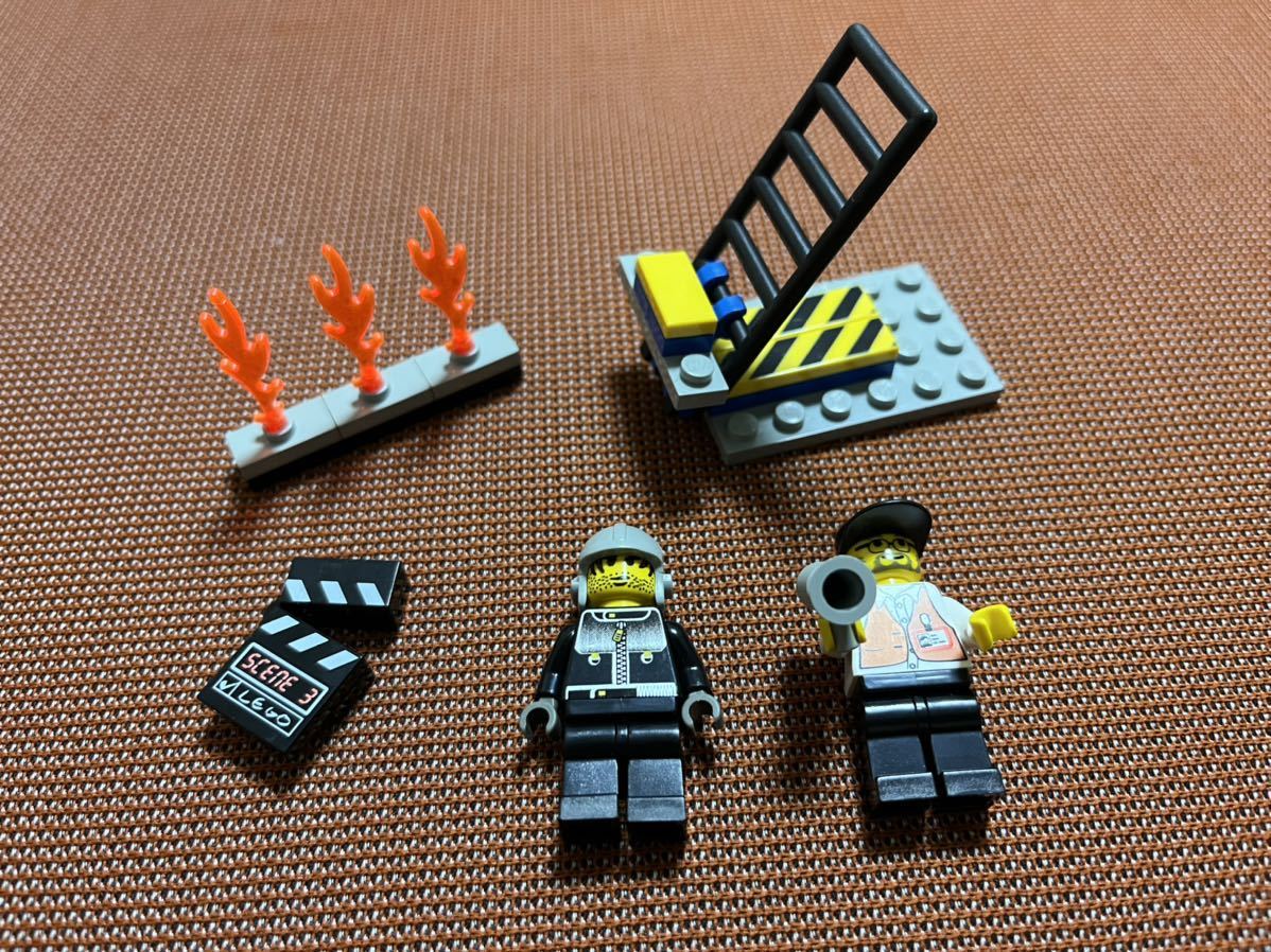 LEGO レゴ スタジオ シリーズ 1356 1357 カメラマン スタントマン カタパルト ミニフィグ セット STUDIO STUNT ...