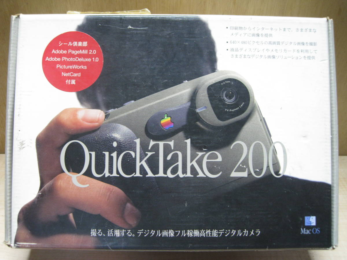 稀少 Apple製 デジカメ QuickTake 200 アップル純正デジタルカメラ M5709(68k)｜売買されたオークション情報 ...