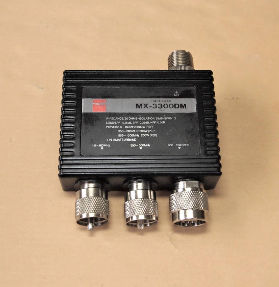 DIAMOND ダイヤモンド TRIPLEXER トリプルレクサー MX-3000D 145/430/1200MHz 用(アクセサリ)｜売買さ ...