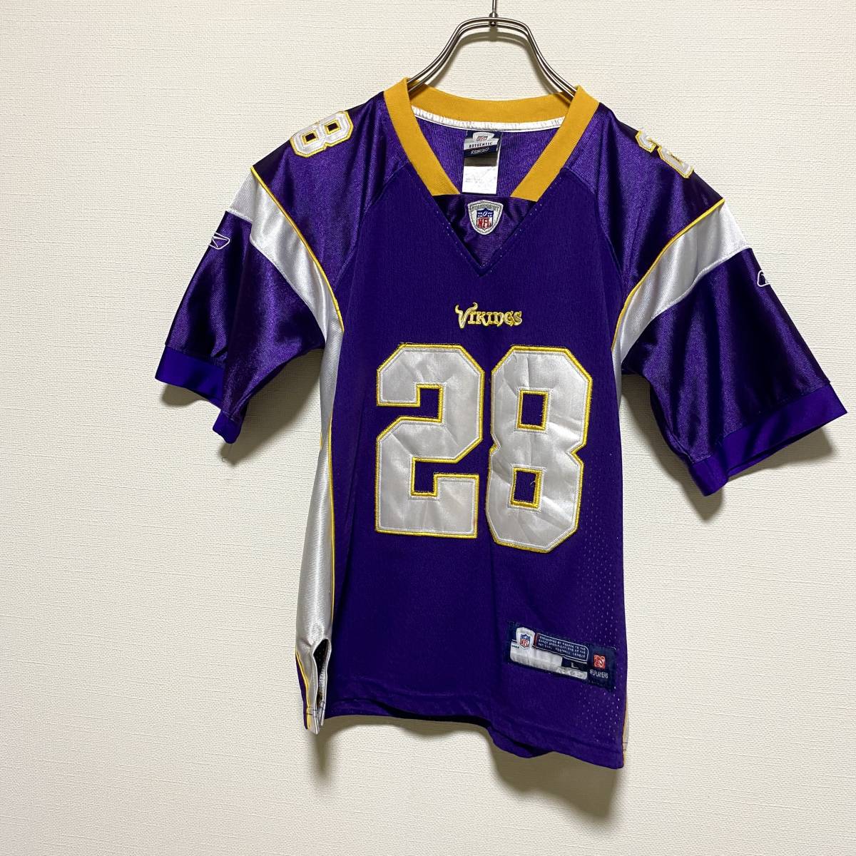 アメリカ古着 ゲームシャツ ミネソタ バイキングス エイドリアン ピーターソン NFL アメフト J772(ウエア)｜売買されたオークション ...
