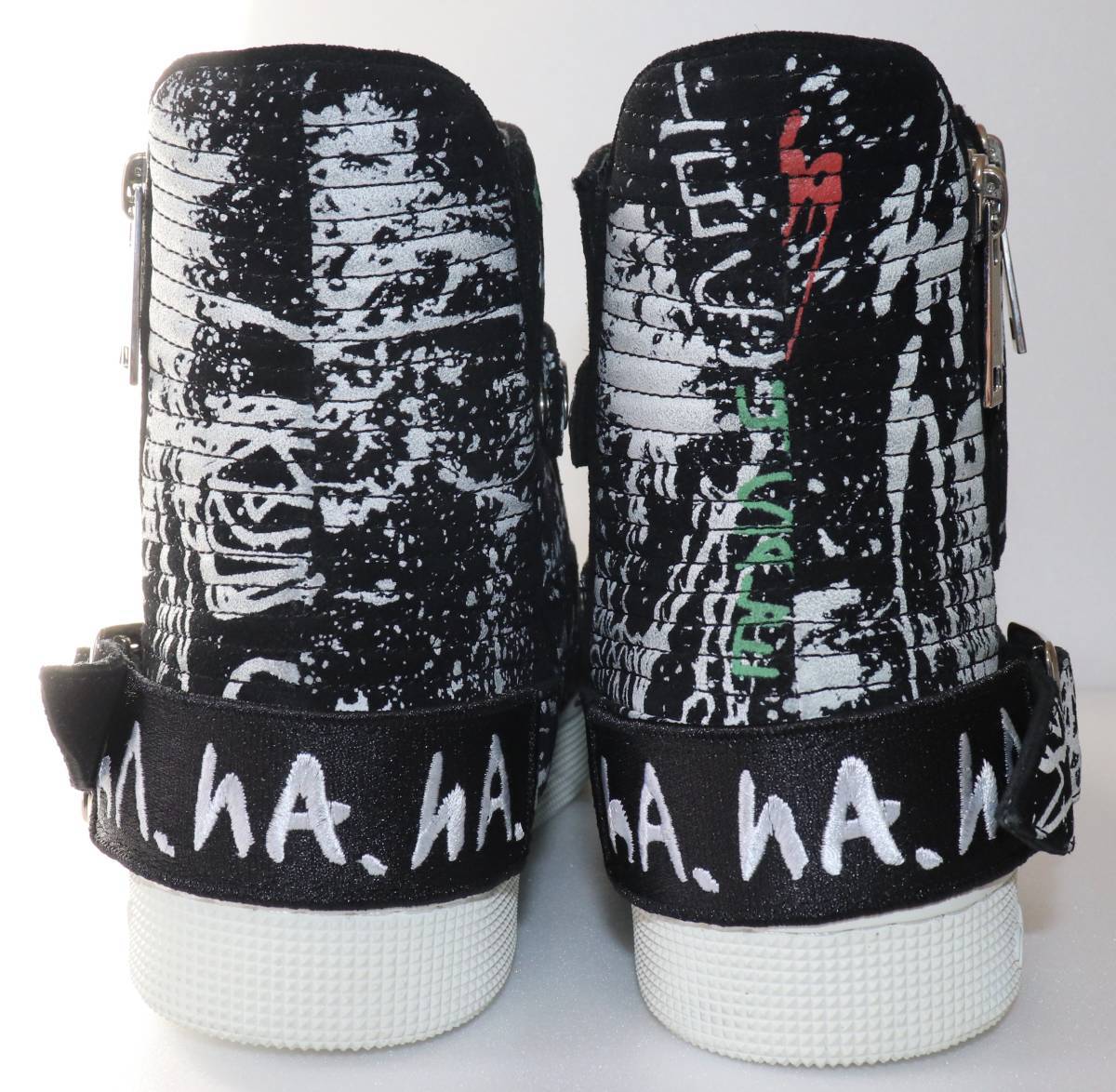 77760円 本物 ホワイトフラッグス haculla ハキュラ 靴 スニーカー HA02AH-Z06 Philip_INSANITY ART フィリップ 40 WHITE FLAGS ...