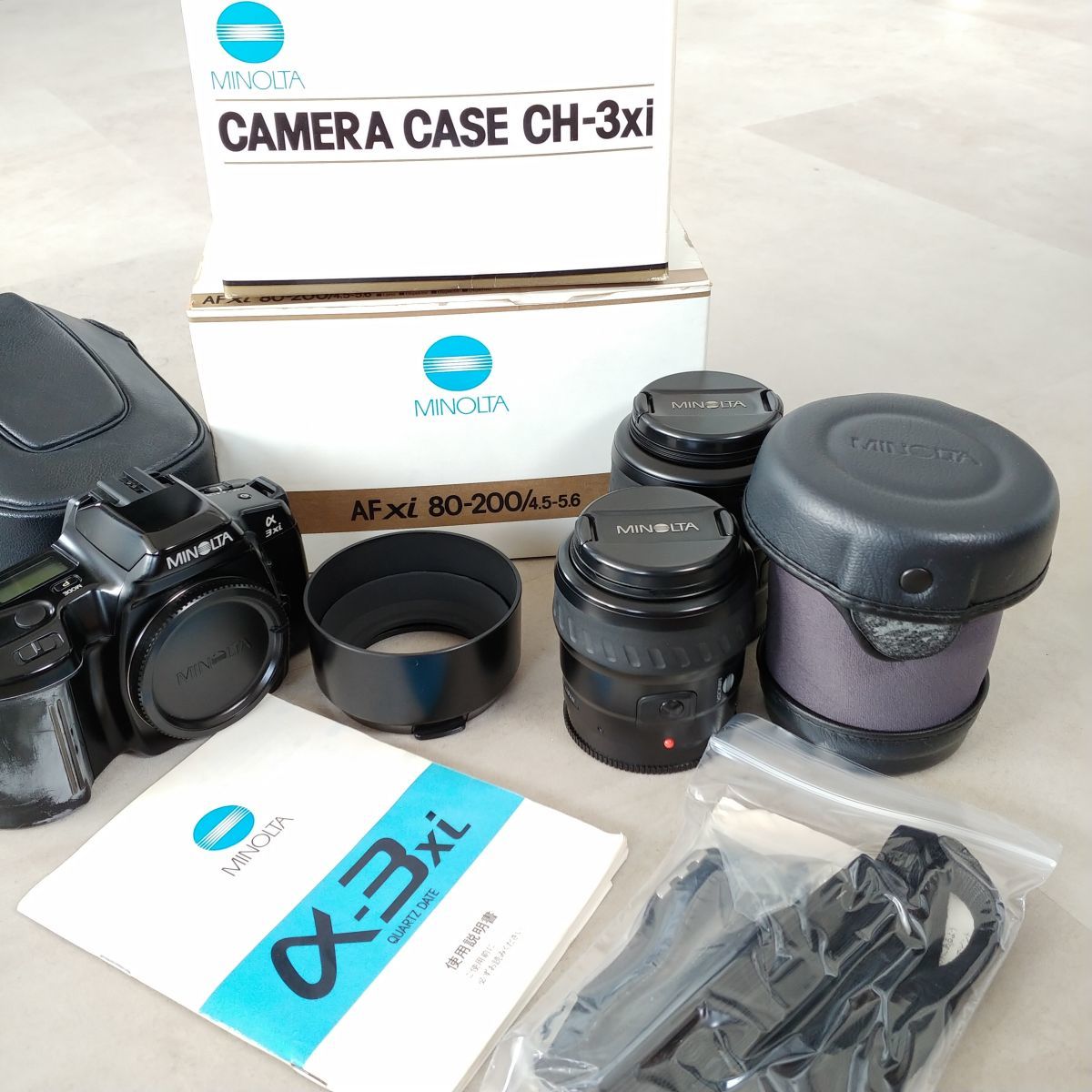 1円スタート MINOLTA ミノルタ α-3xi 一眼レフ フィルム カメラ レンズ AF ZOOM Xi 28-80mm 1:4-5.6 ...