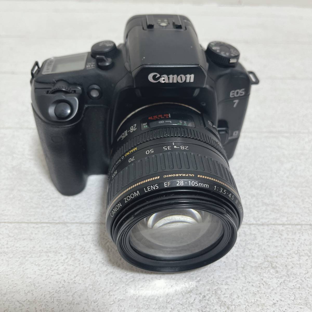Cannon フィルムカメラ レンズセット EOS7/EF28-105mm F3.5-4.5 Ⅱ USM(キヤノン)｜売買されたオークション情報、yahooの商品情報をアーカイブ公開 ...