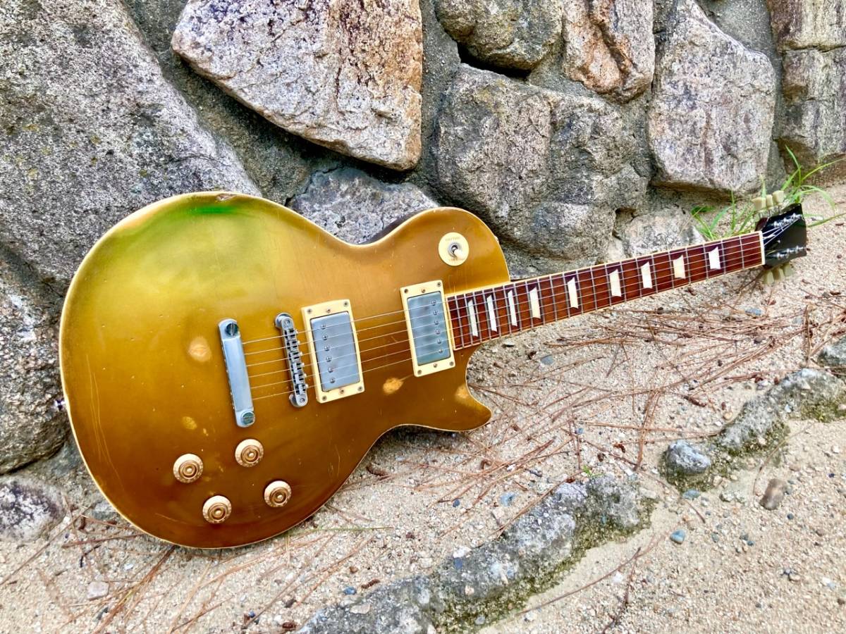 圧巻 ビンテージ 1957 GoldTop LesPaul Replica Aged Gibson ギブソン レリック エイジド Relic ...