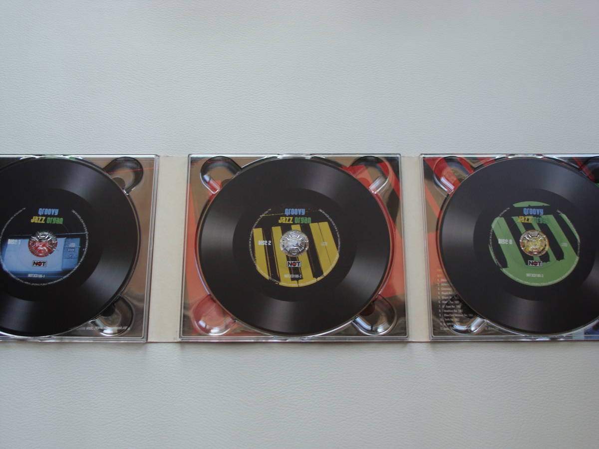 3CD V.A. Groovy Jazz Organ 送料185円 ジャズオルガン コンピレーション Jimmy Smith Richard ...
