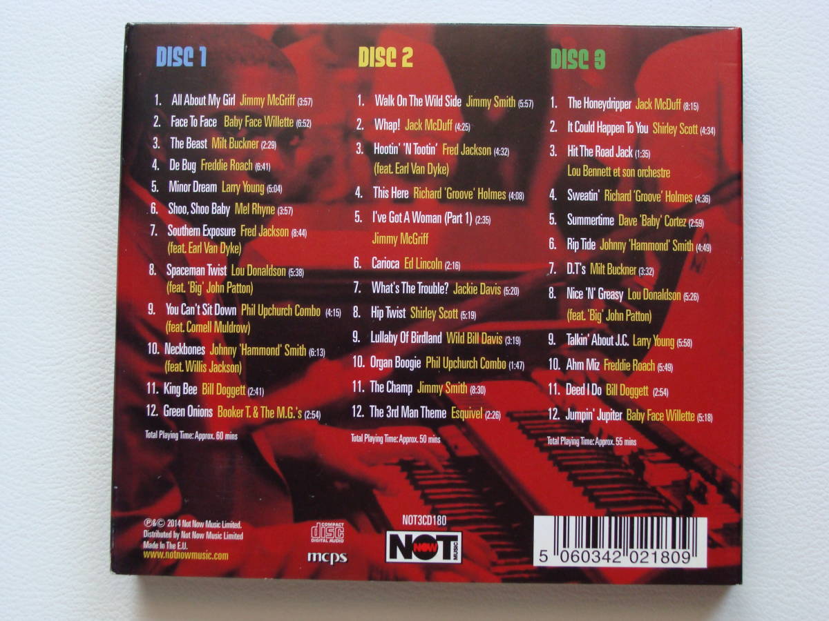 3CD V.A. Groovy Jazz Organ 送料185円 ジャズオルガン コンピレーション Jimmy Smith Richard ...