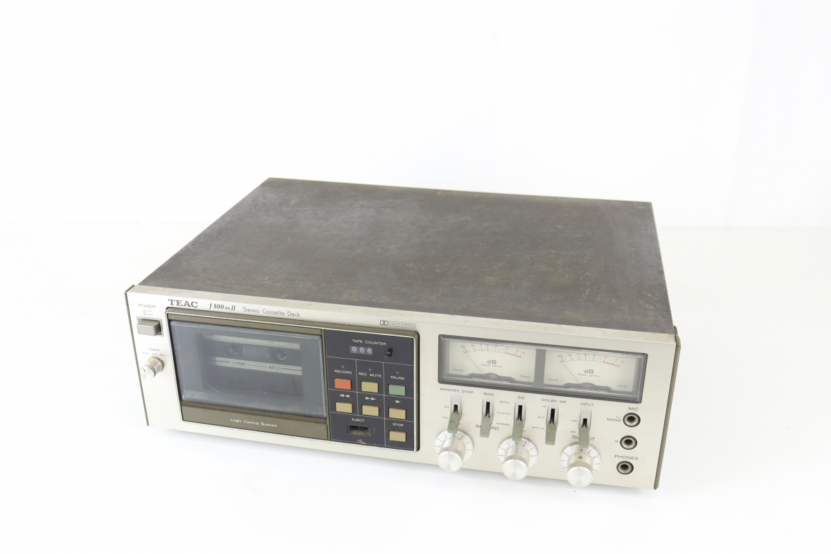 通電OK TEAC f-500 MKII ティアック ステレオカセットデッキ デッキプレーヤー オーディオ機器 003IDBW68(一般 ...
