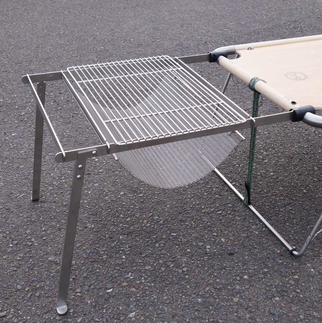 hxo design Standard White Complete Set BBQ Grill Set with SUS mesh 付き ...