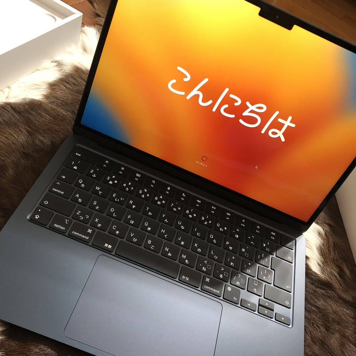 AppleCare＋保証内 MacBook Air M2チップ/2022 13.6 MBA MDN/8C CPU/8C GPU/8GB ...