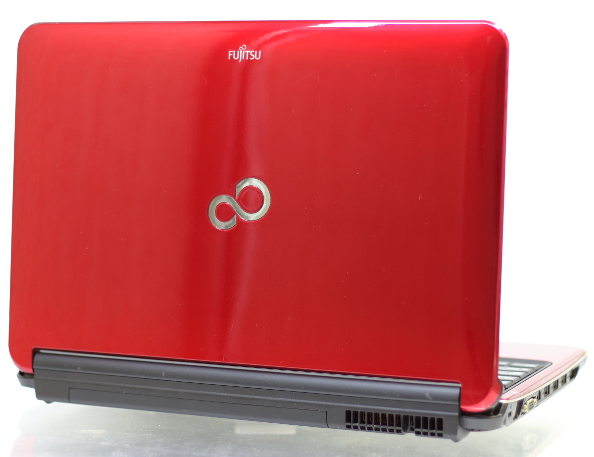 富士通 LIFEBOOK AH77/C/プレミアムレッド/4コア Core i7-2630QM/8GBメモリ/HDD750GB/Blu-ray/15.6TFT/Windows7 Home ...