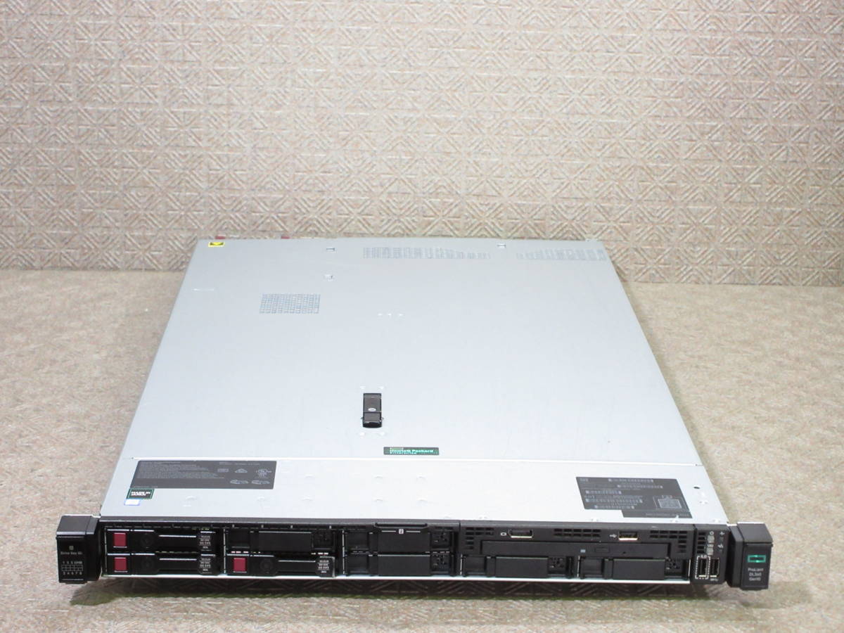 HDD無し HP ProLiant DL360 Gen10 / Xeon Silver 4114 2.20GHz 2CPU / 64GB ...