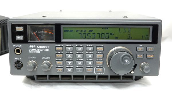 AOR AR5000 通信機型レシーバー 10Hz 2600MHz オールモード(受信機)｜売買されたオークション情報、yahooの商品情報を ...