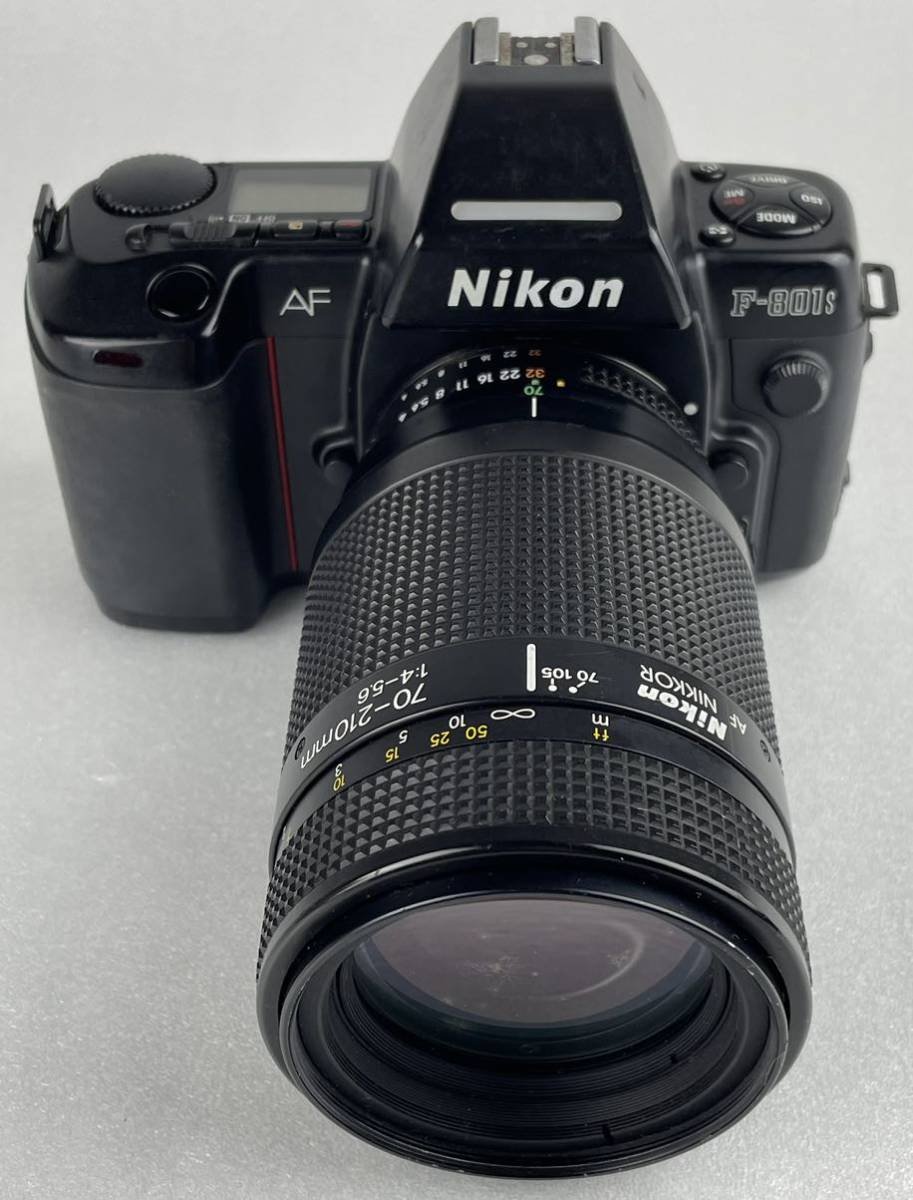 真681 Nikon/ニコン Nikon F-801 S AF レンズ付き Nikon AF NIKKOR 70−210mm 1:4−5.6 ...