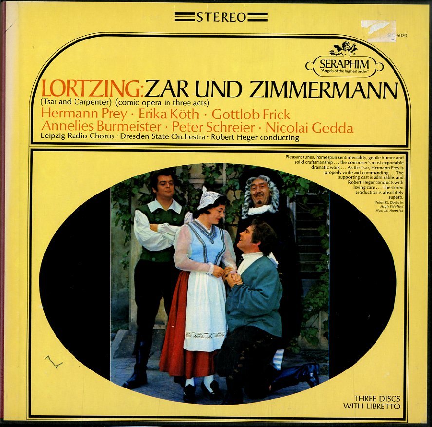 A00322724/ LP3枚組ボックス/Heger ロルツィング/ロシア皇帝と船大工 US盤(その他)｜売買されたオークション情報、yahooの商品情報をアーカイブ公開 - オークファン ...