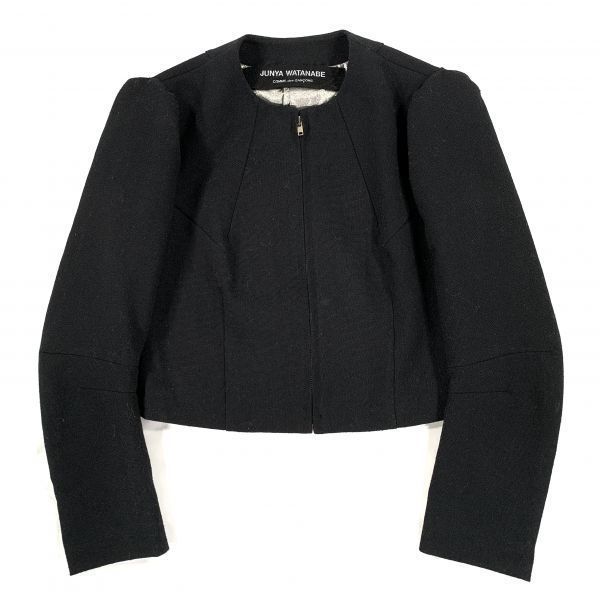 JUNYA WATANABE AW1995 3D クレイジーパターン ノーカラー ジャケットブルゾン 95AW ジュンヤワタナベ コムデ ...