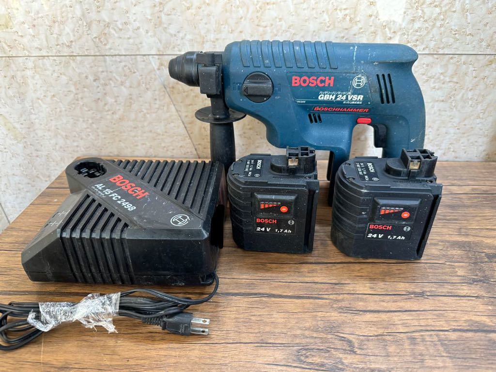 A7_3 BOSCH ボッシュ 充電式ハンマードリル GBH24VSR 通電簡単短期動作確認のみ 現状出品(本体)｜売買されたオークション情報 ...