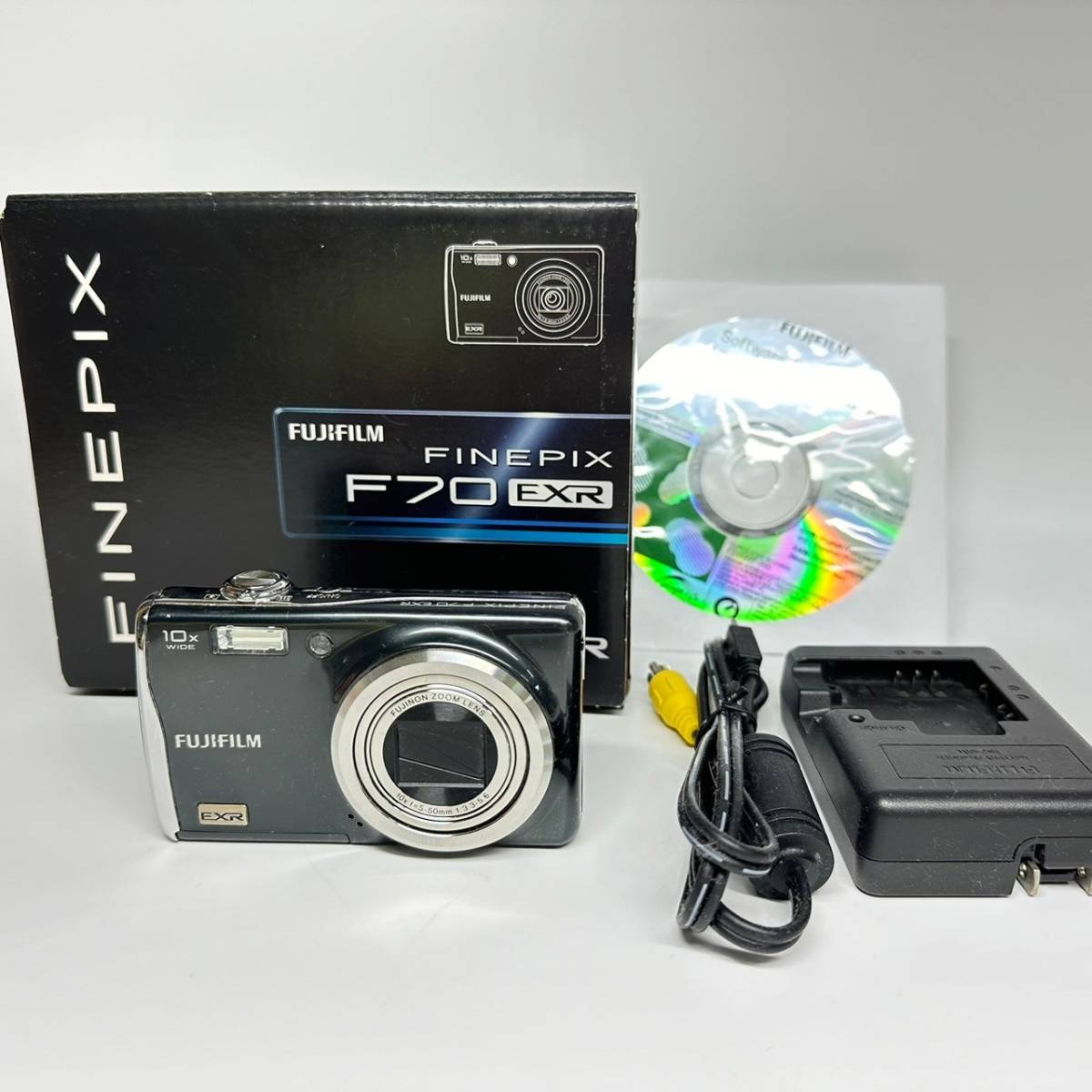 1円~ 通電確認済 フジフイルム FUJIFILM FinePix F70EXR FUJINON ZOOM LENS 10× f=5-50mm ...