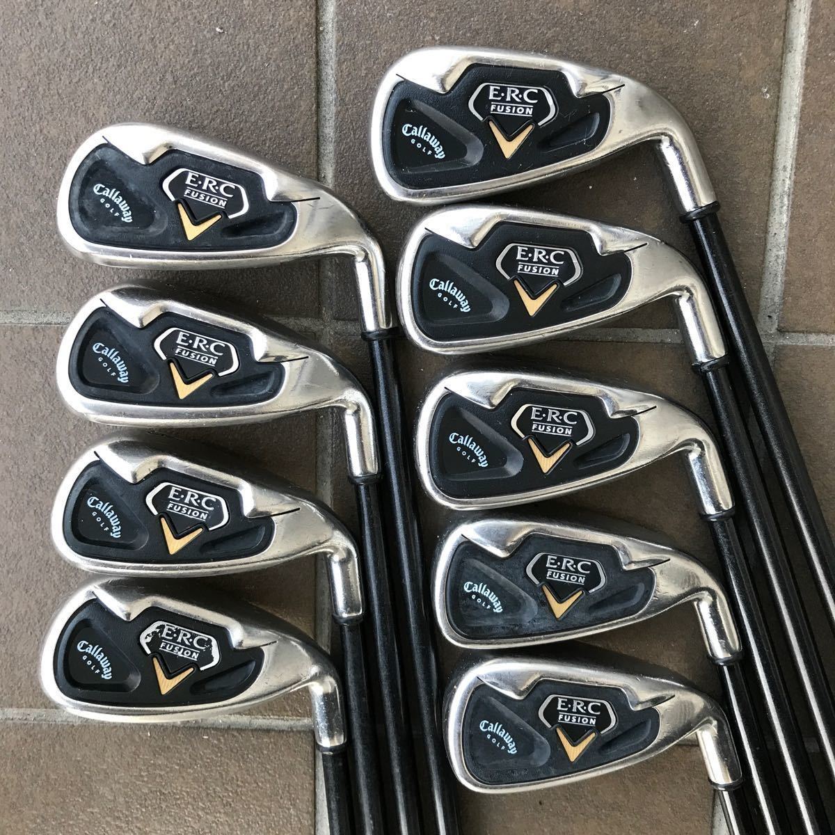 キャロウェイ ERC FUSION アイアン 4〜9.PW.AW.SW 9本セット カーボンJV50i R(キャロウェイ)｜売買された ...