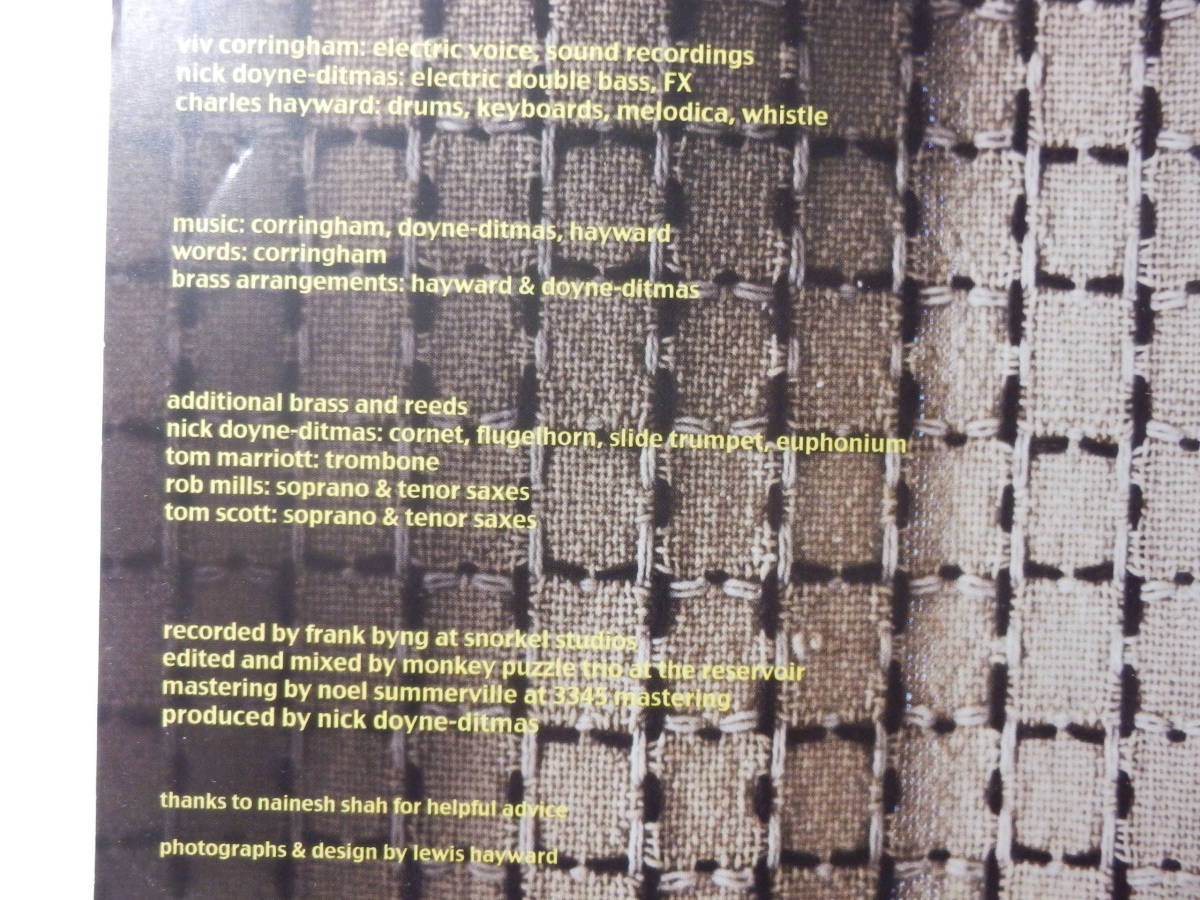 CD/エクスペリメンタル/Monkey Puzzle Trio-The Pattern Familiar/Just Say Yes ...