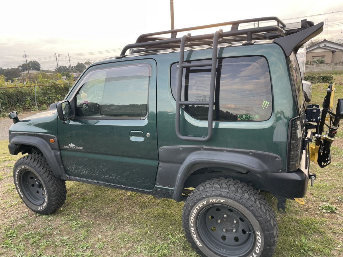 ジムニー jb23 サイドラダー 粉体塗装 ルーフキャリア ブラストトレイルオーニング セット可能(リア)｜売買されたオークション情報 ...